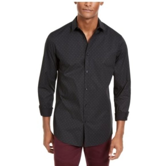 INC International Concepts | Shirts | Nwt Inc Mens Lasko Microdot Shirt ...